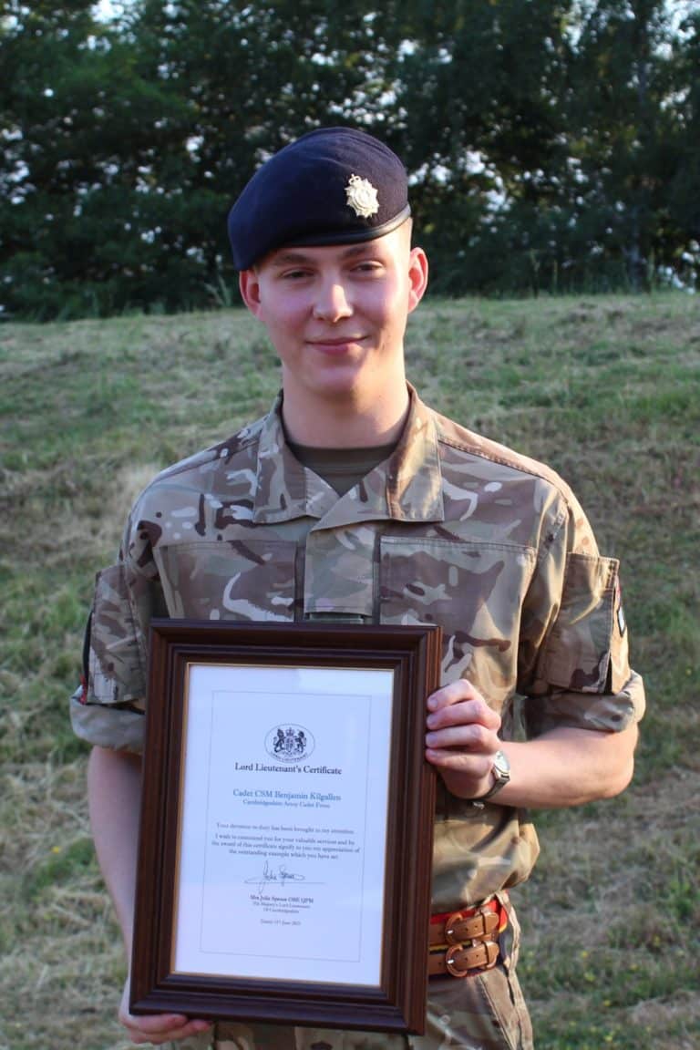 Lord-Lieutenant’s Cadets – The Lieutenancy of Cambridgeshire